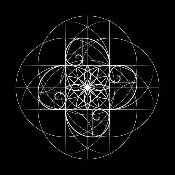 Golden section pattern Vector Art Stock Images | Depositphotos