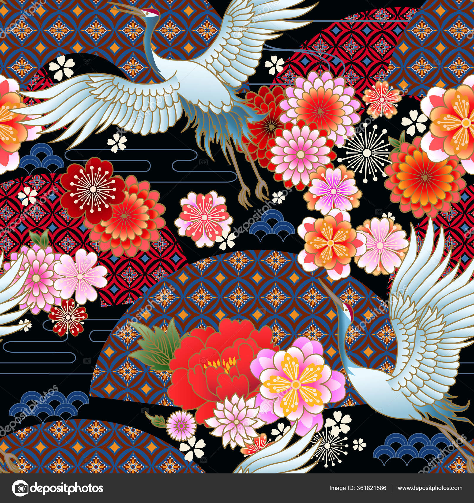 Seamless Japanese Pattern
