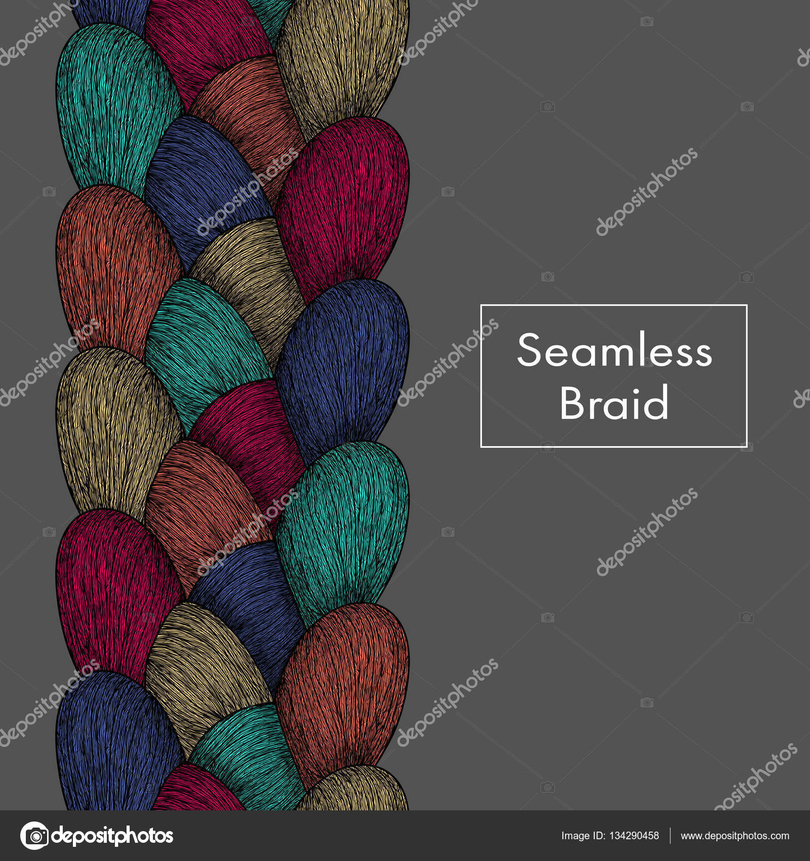 Seamless braid texture Stock Vector Image by ©Kakapo_Studio #134290458