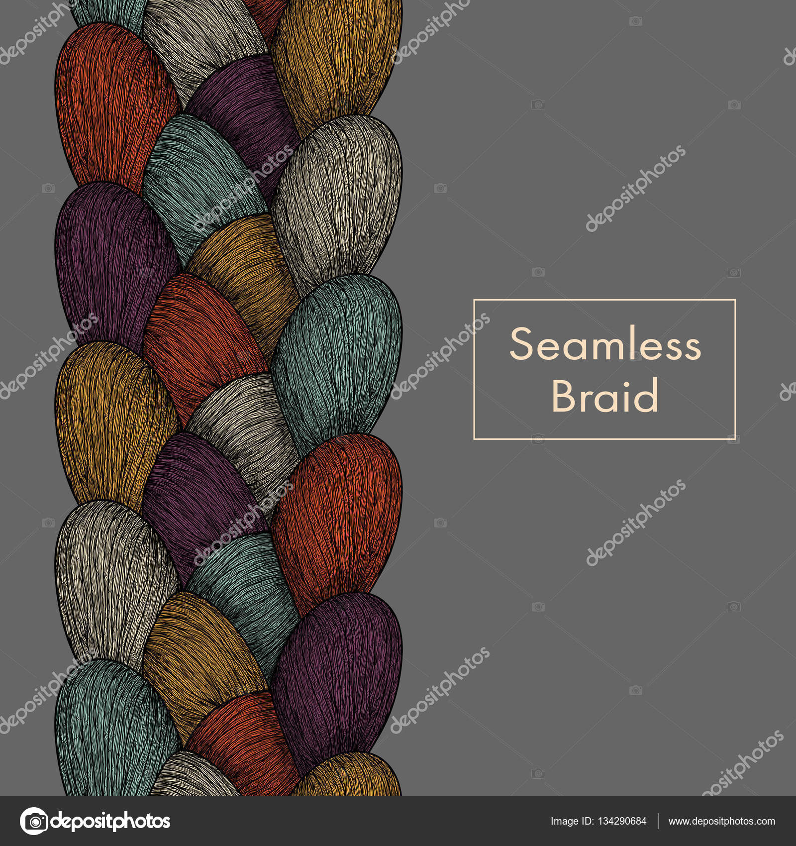 Seamless braid texture Stock Vector Image by ©Kakapo_Studio #134290684