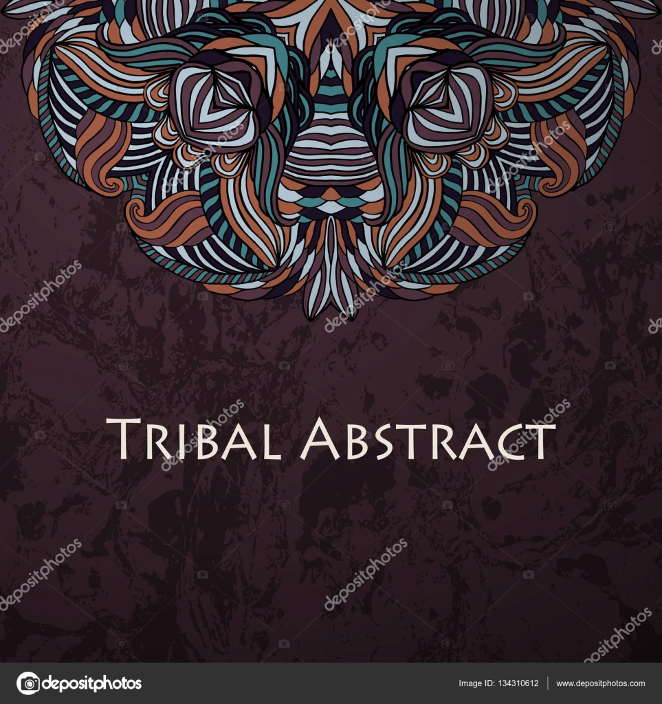Tribal Abstract background Stock Vector Image by ©Kakapo_Studio #134310612