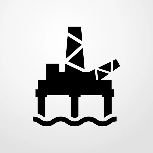 Offshore Oil Platform icon. Stock Vector Image by ©steinar14 #72237389