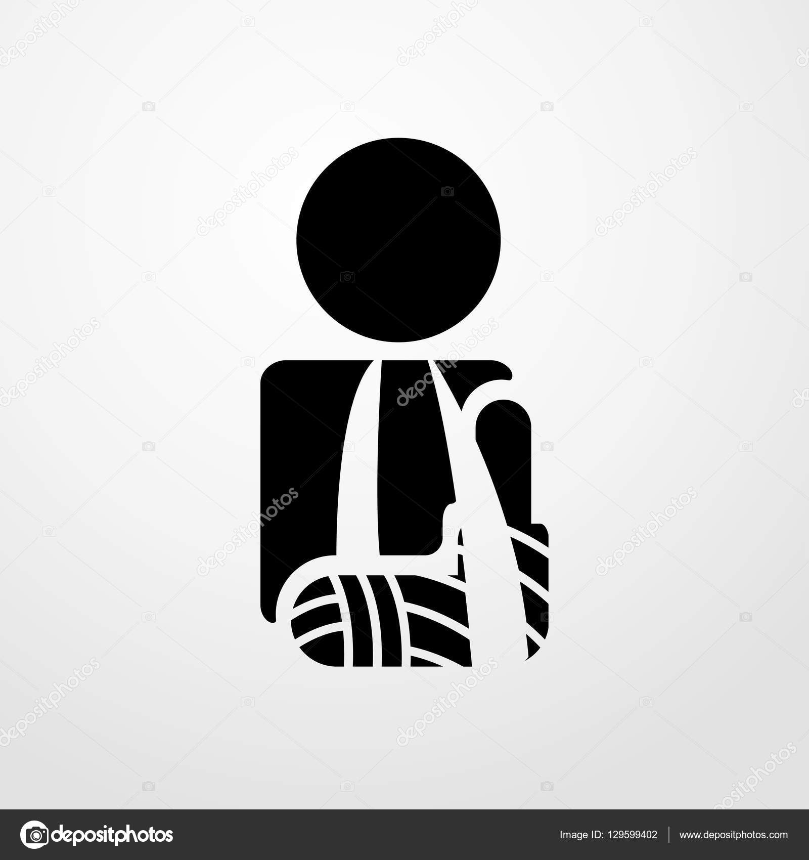 Broken Arm Icon