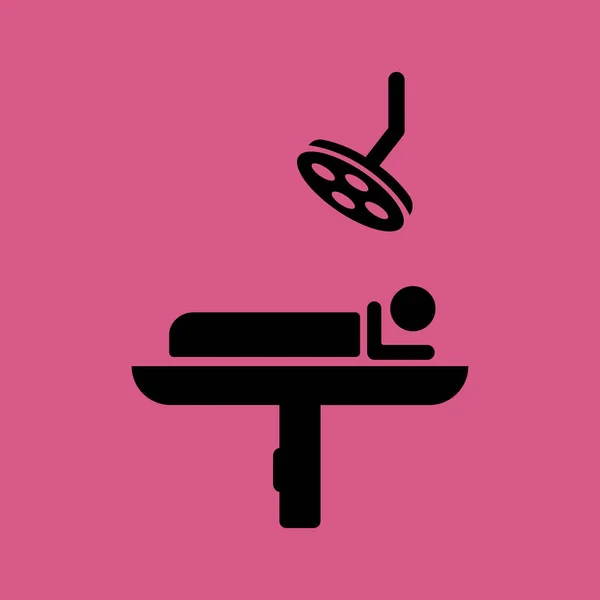 Operating table icon. Flat design Stock Vector Image by ©Salamzadeh ...