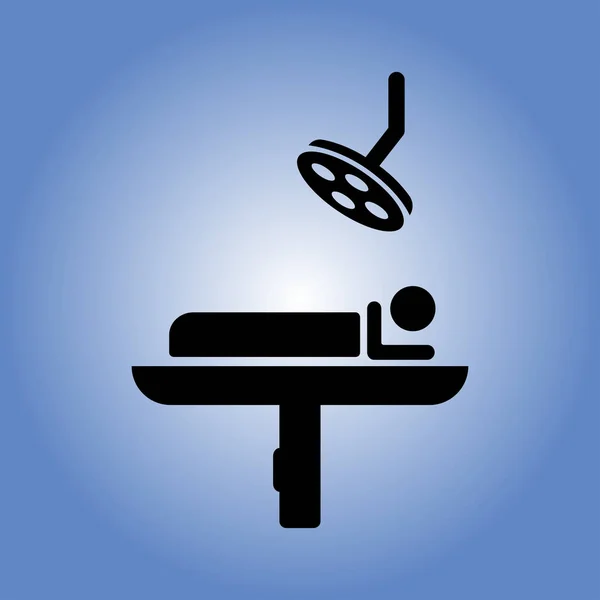 Operating table icon. Flat design Stock Vector Image by ©Salamzadeh ...