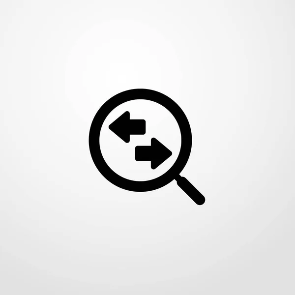 Vergrootglas met vinkje. Vergrootglas met vinkje teken — Stockvector ...