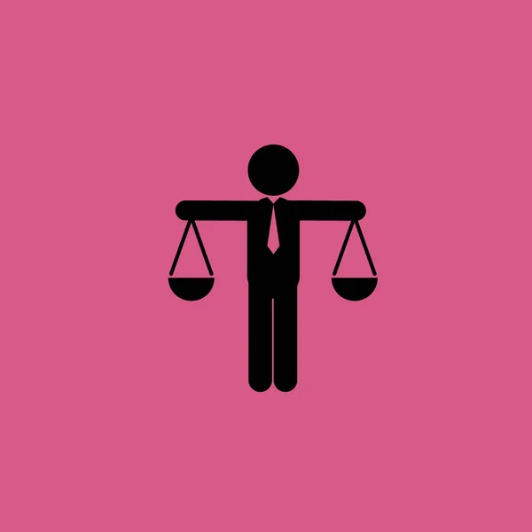 Human balanced scale icon. human balanced scale sign — Stock Vector ... Human balanced scale icon. human balanced scale sign — Stock Vector ...