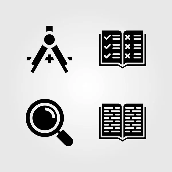 Simbol antarmuka pencarian data dari sebuah bar grafis dengan ...