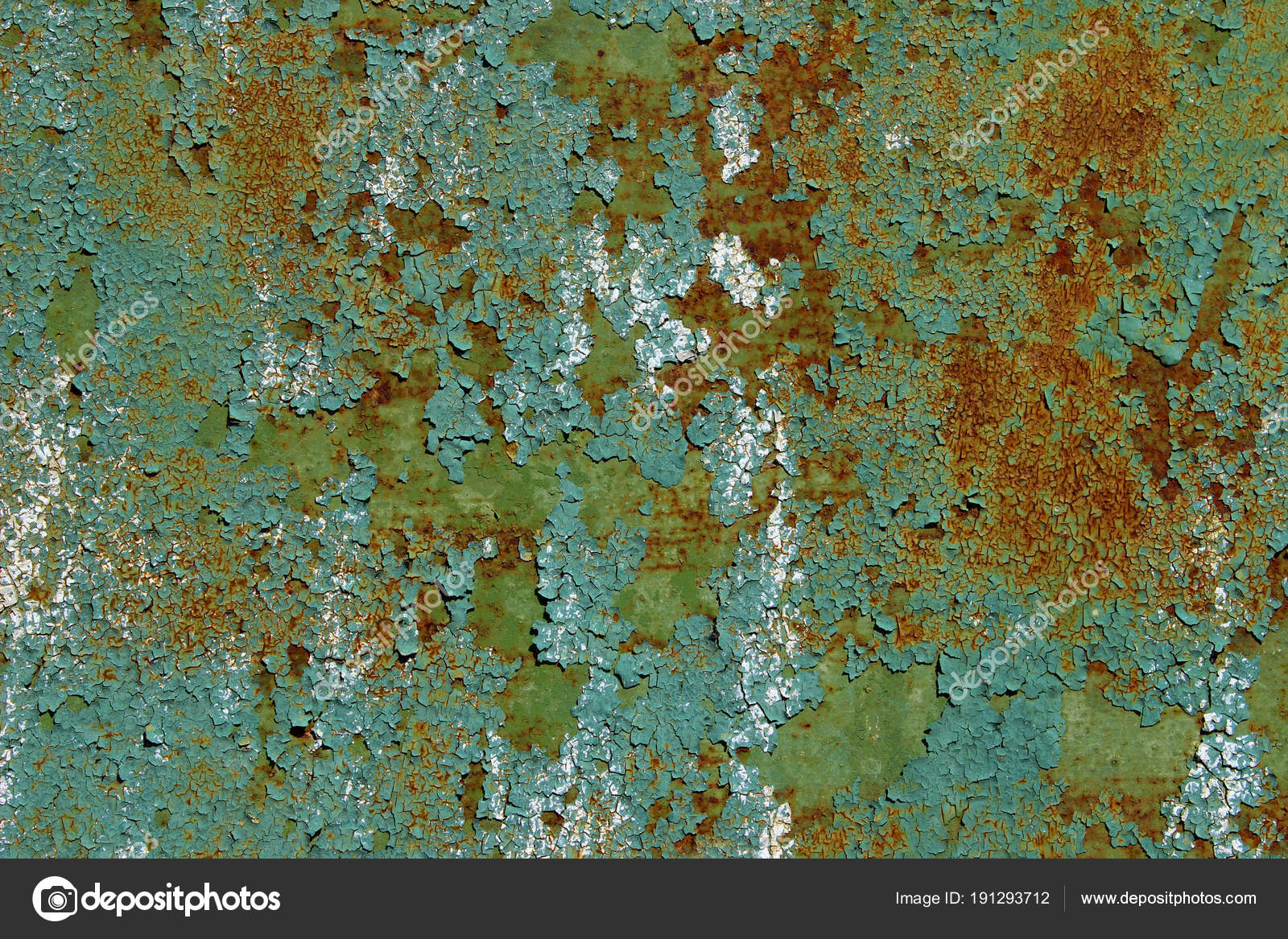 Green Rusted Metal Texture