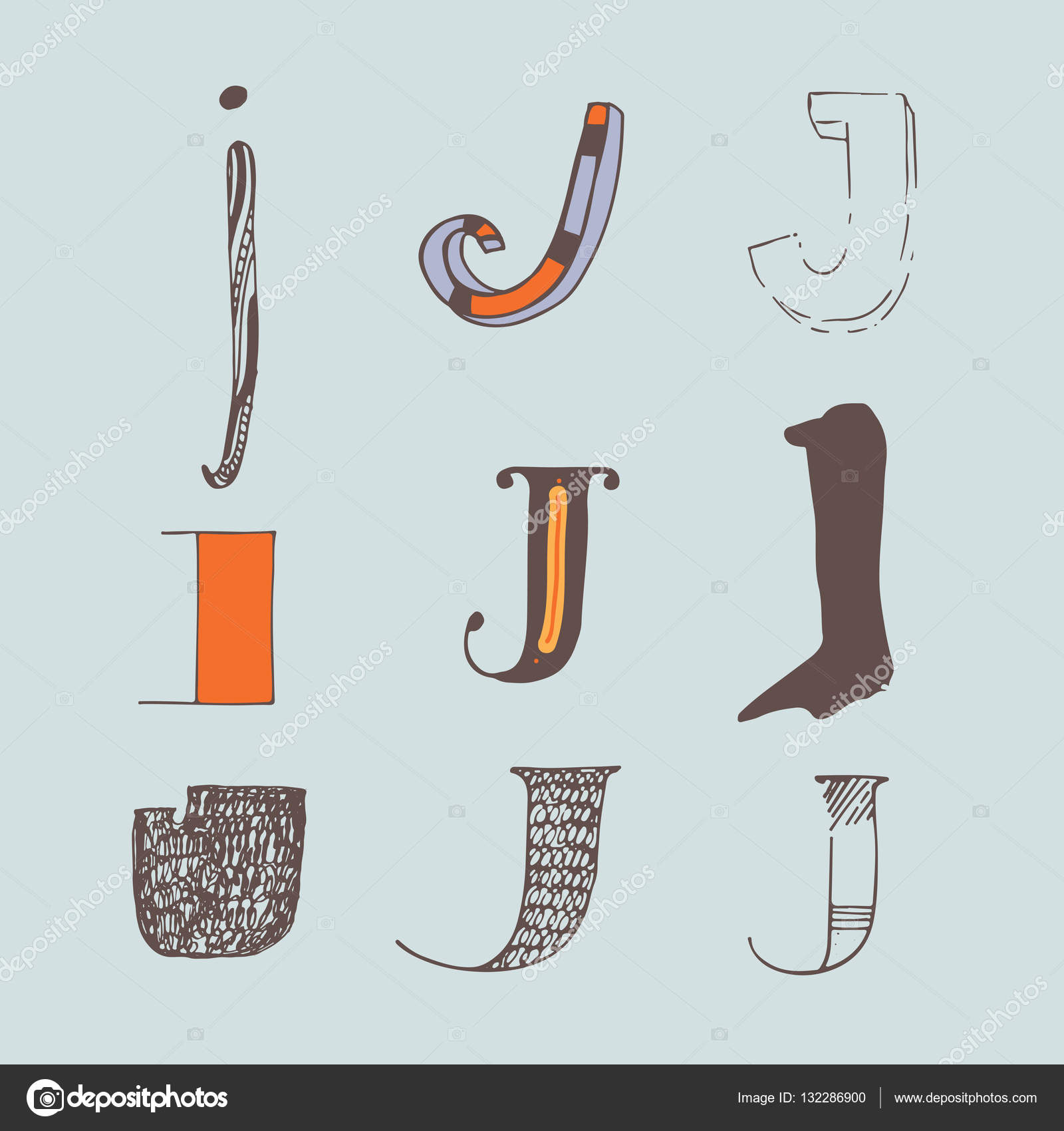 Letter J In Different Fonts