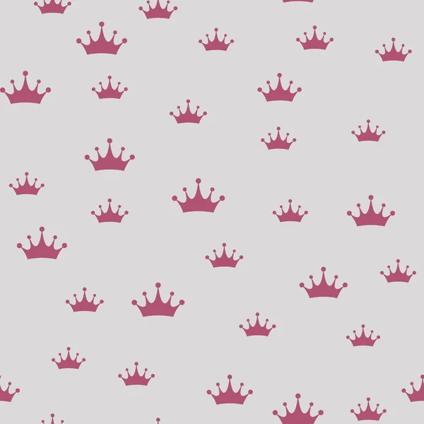 Princess crown background. Vector seamless pattern ⬇ Vector Image by ...