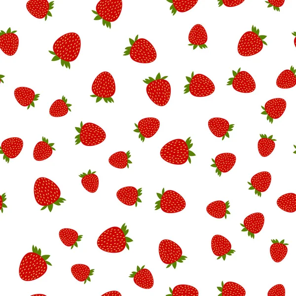 Strawberry random repeatable seamless pattern Stock Vector Image by ...
