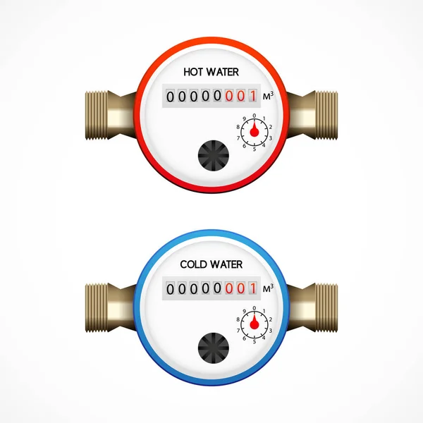 Water flow meters Vector Art Stock Images | Depositphotos