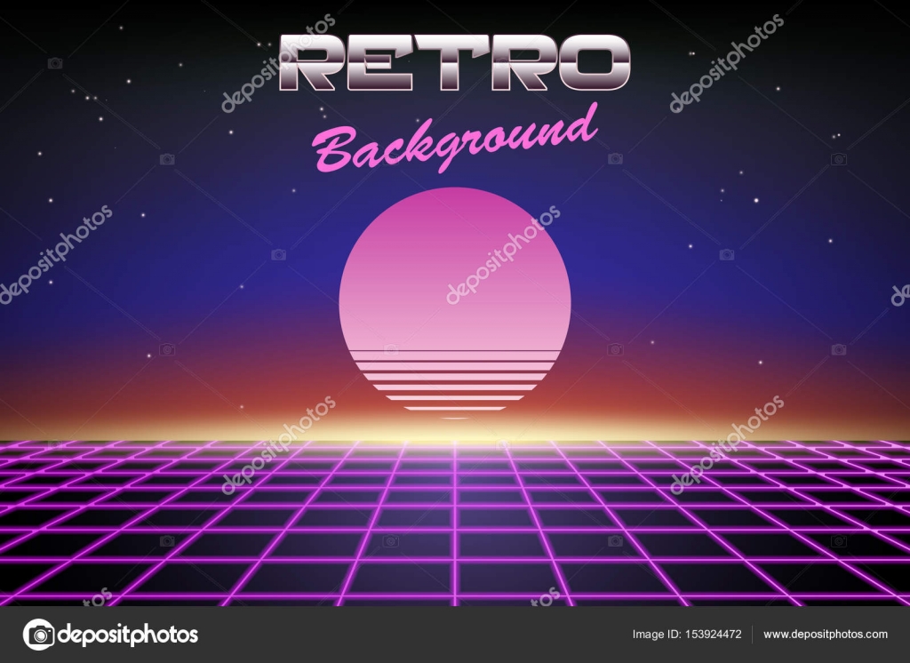 Abstract 80s retro background Stock Vector by ©warlockf01094047.yandex ...