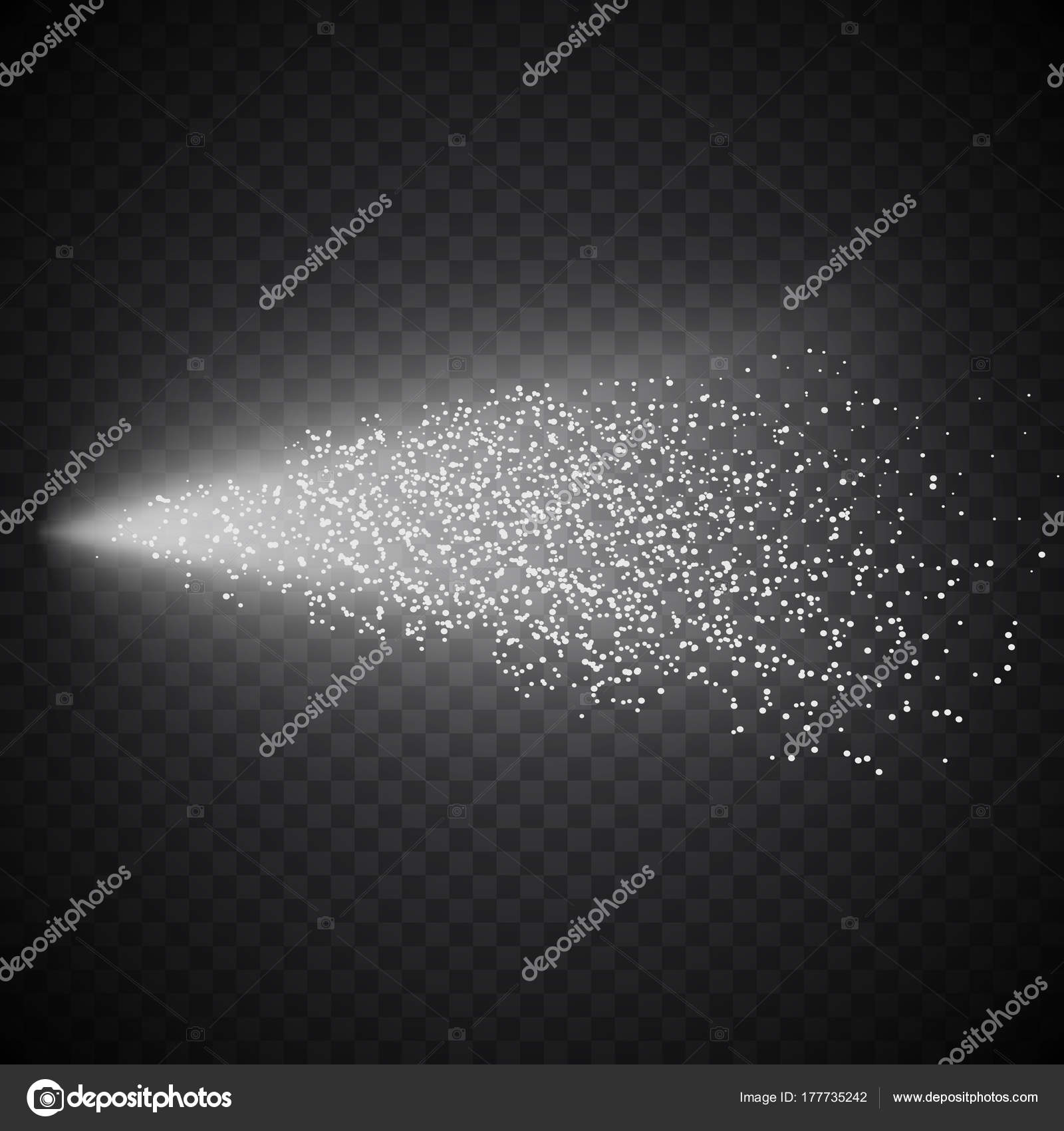 Spray Effect Simple Background Vector Illustration Stock Vector by ...