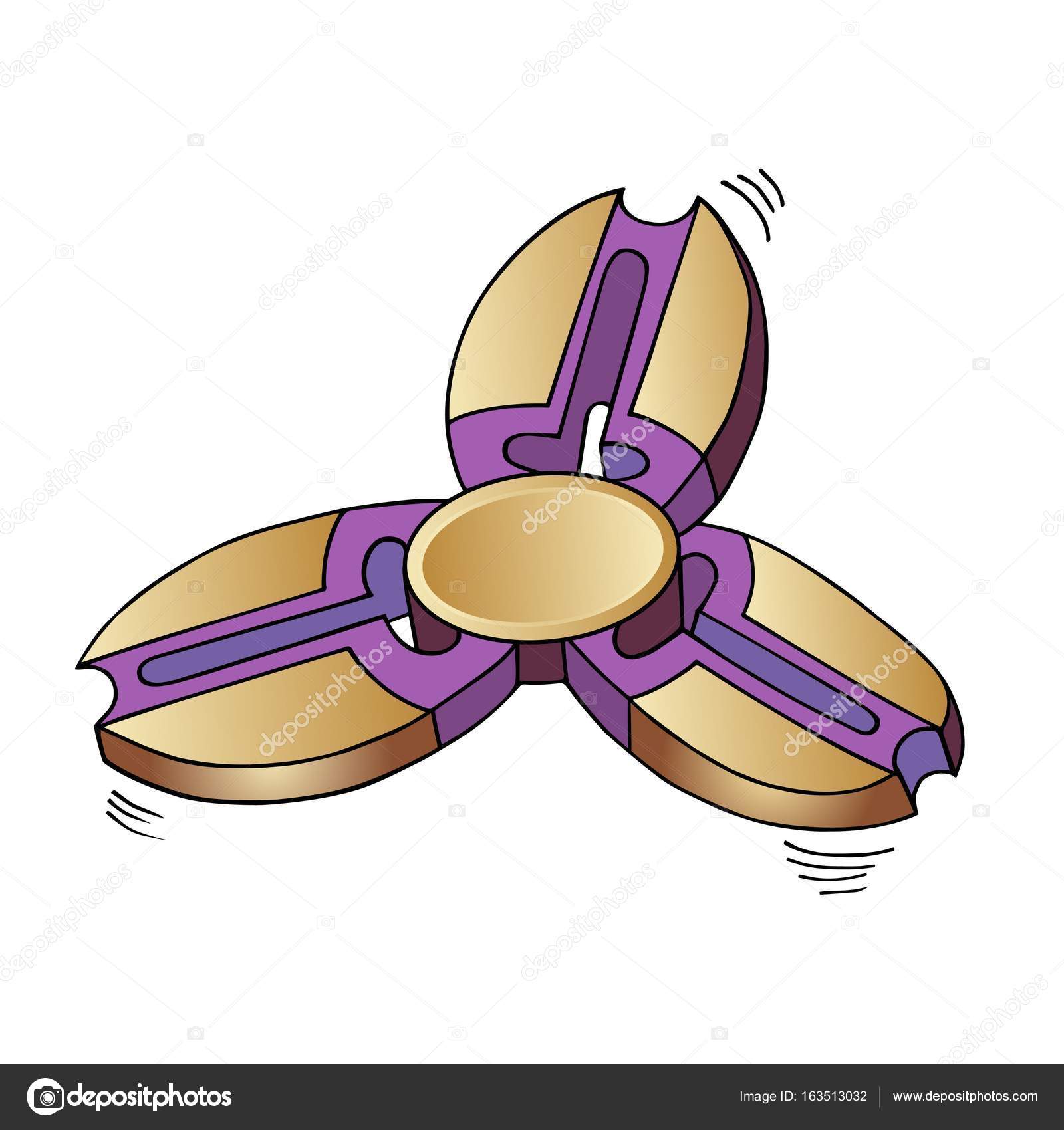 Hand drawn Fidget Spinner. Stock Vector Image by ©NataliaVarlamova ...
