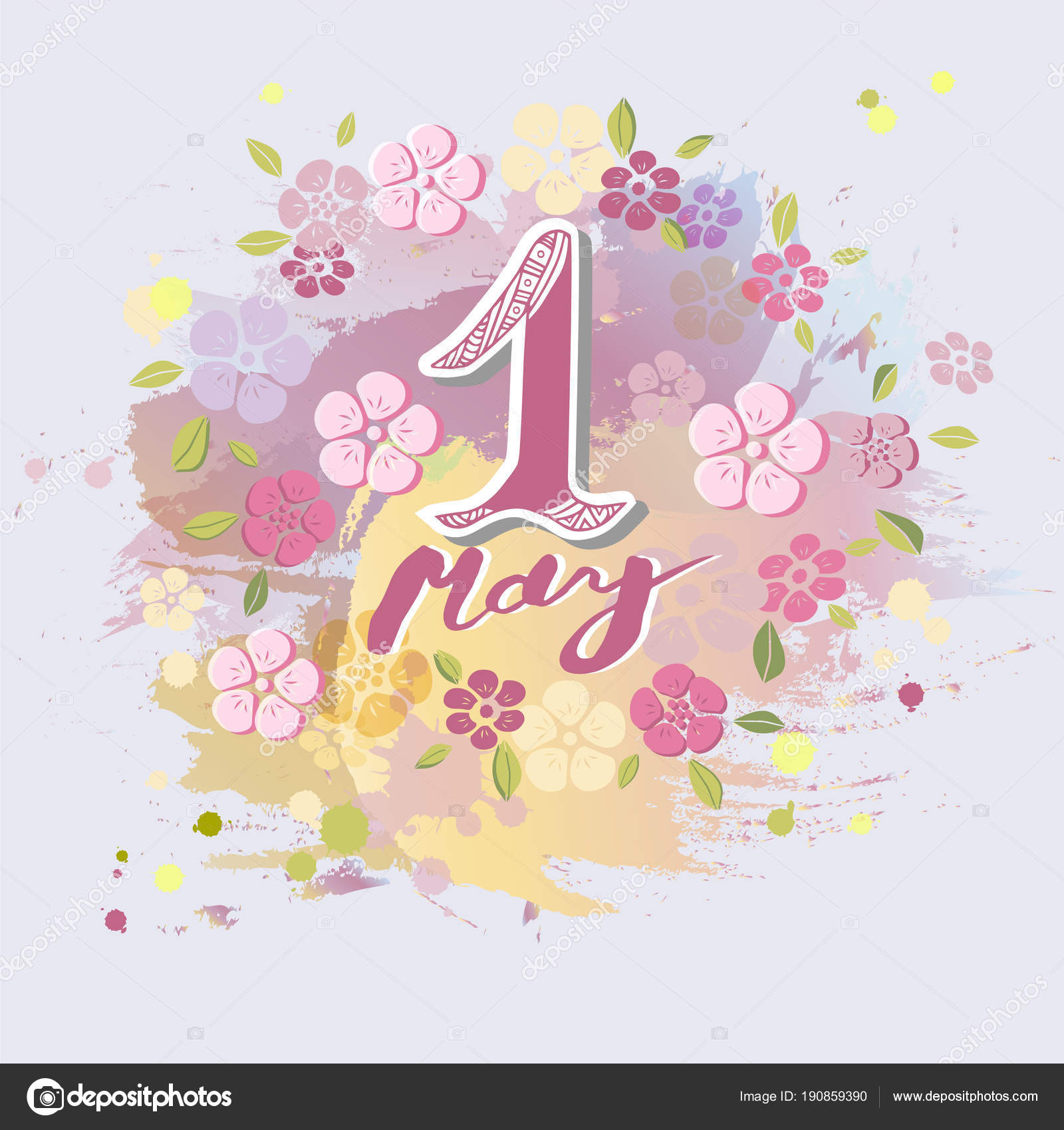 May Flowers Template