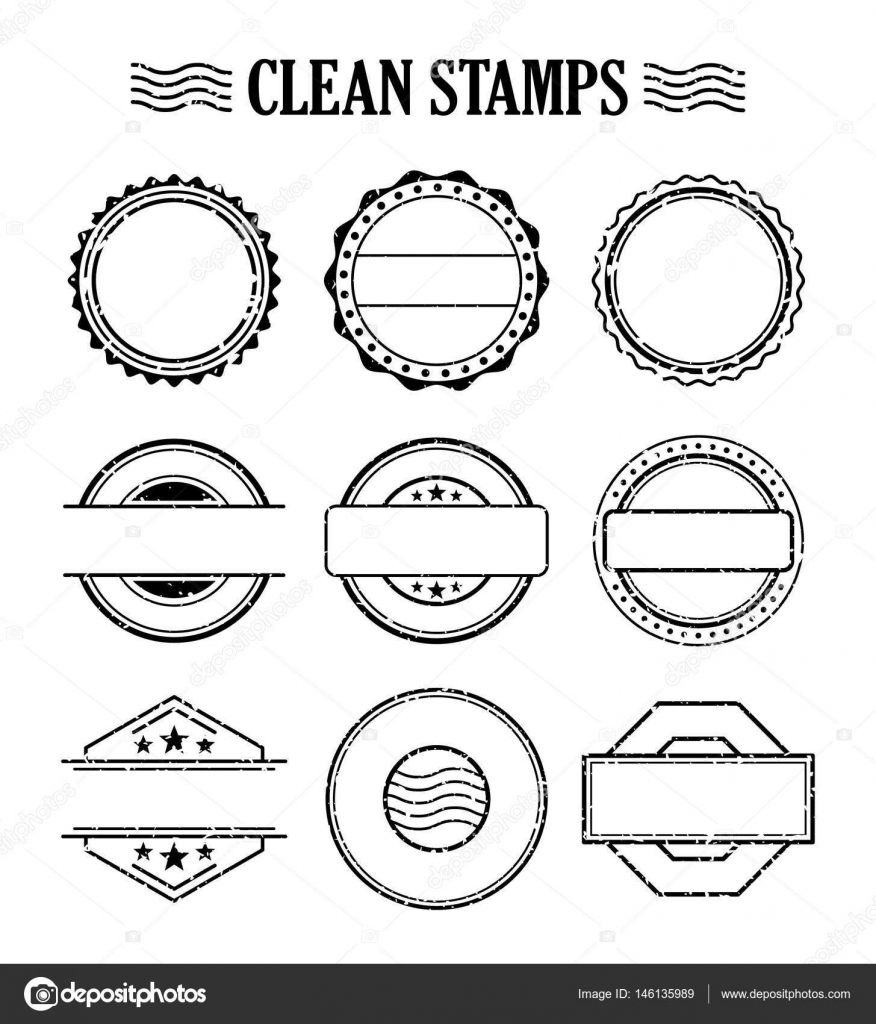 Example Vector Stamp Icon Sample Watermark Rubber Stamp