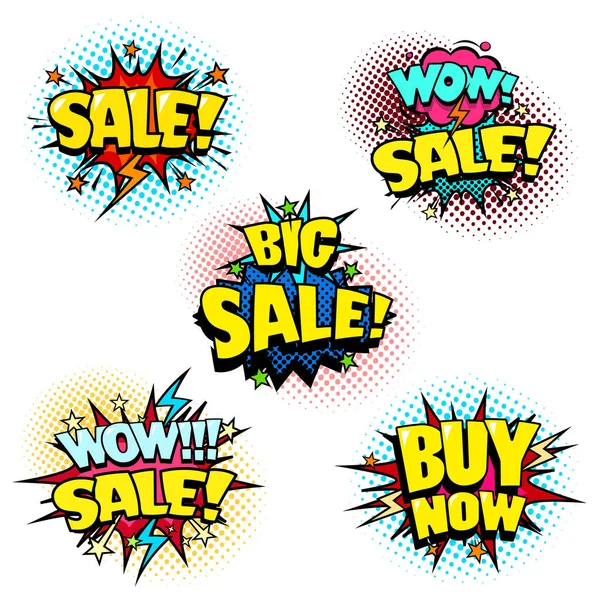 Comic sales illustration Stock Vector Image by ©JoKalar01 #120389924