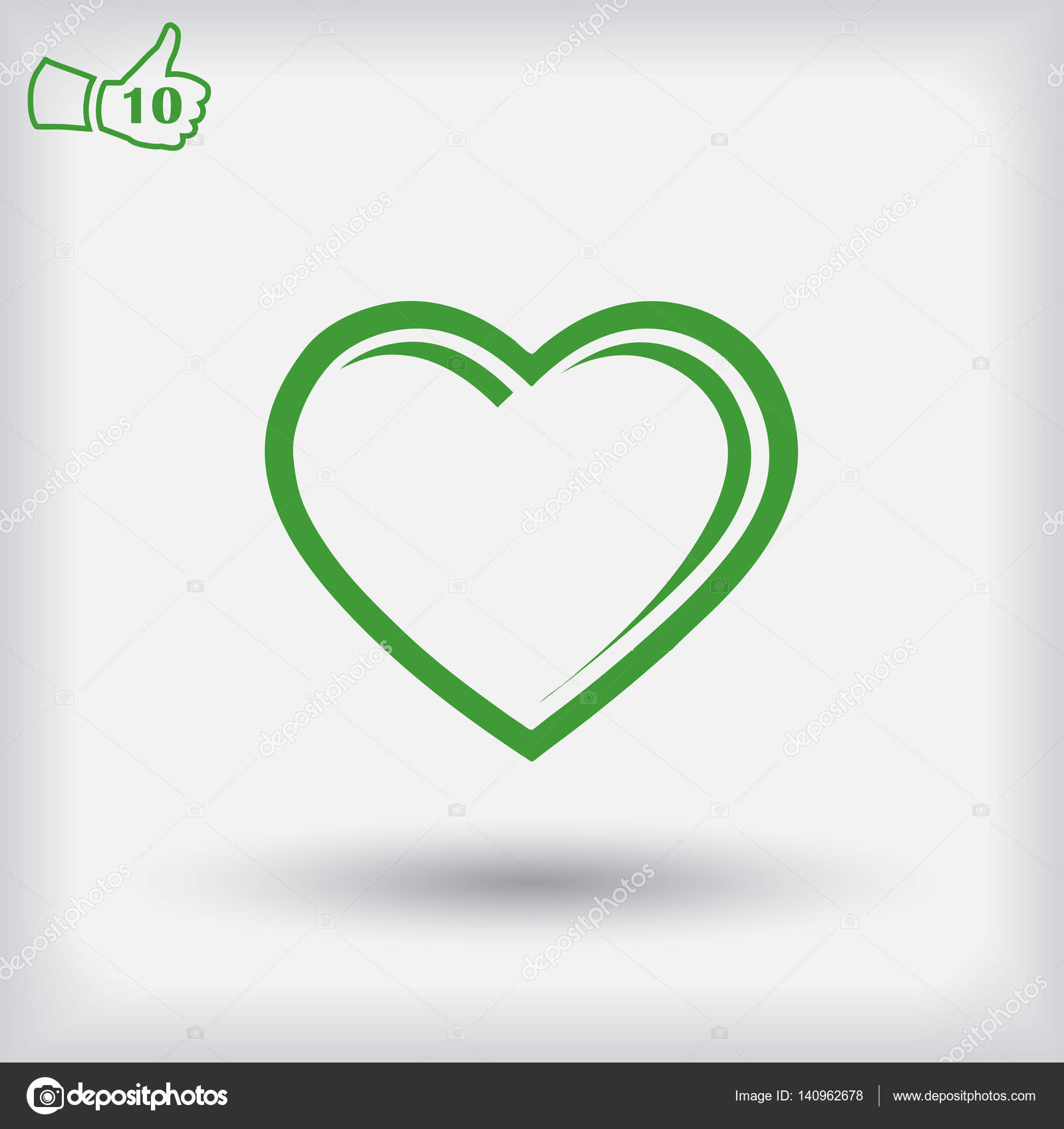 Heart icon. Web vector style. Stock Vector Image by ©Chack_rick #140962678