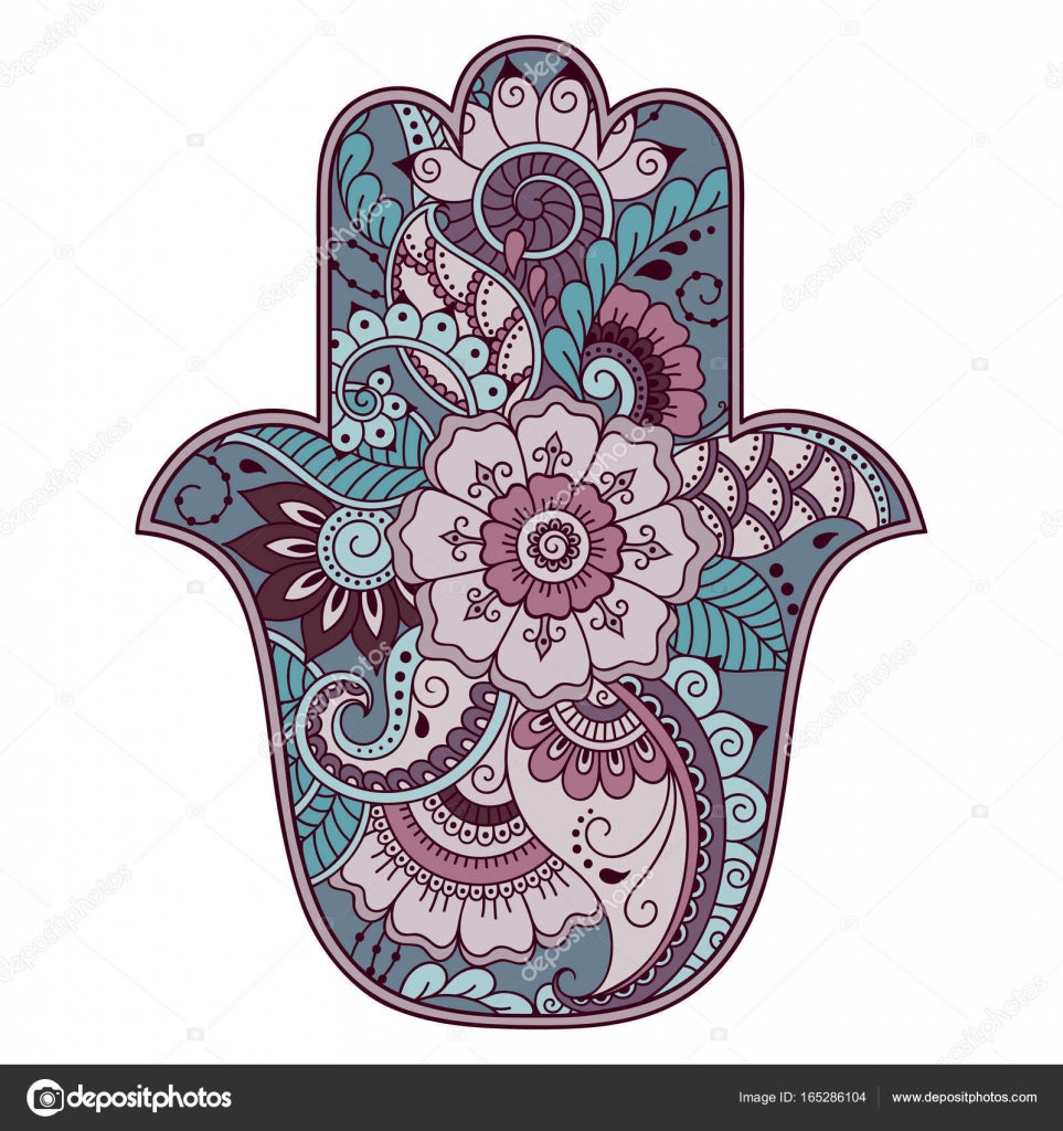 Colorful Hamsa Design