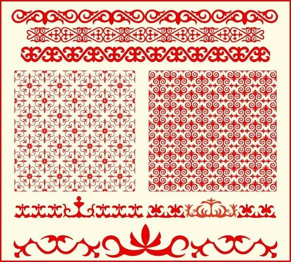 Kyrgyz national ornaments Stock Vector by ©demichr.mail.ru 149953624