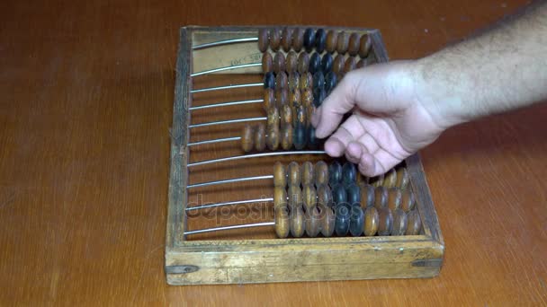 The Ancient Device for Arithmetic Calculations — Stock Video © volf396 ...