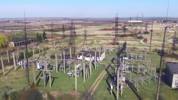 High voltage electrical substation. High voltage power plant for a ...