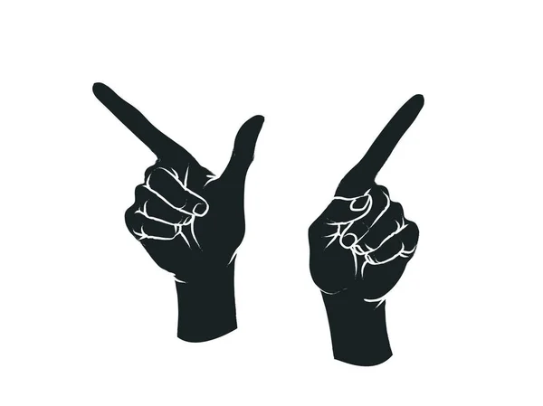 Gesture. Rock sign. Two female hands with index and little finger up in ...