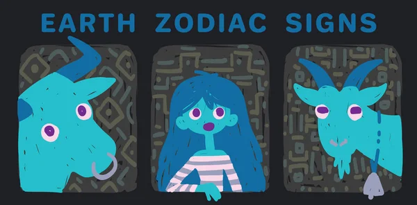 Signos terrestres Imagens de Stock de Arte Vetorial | Depositphotos