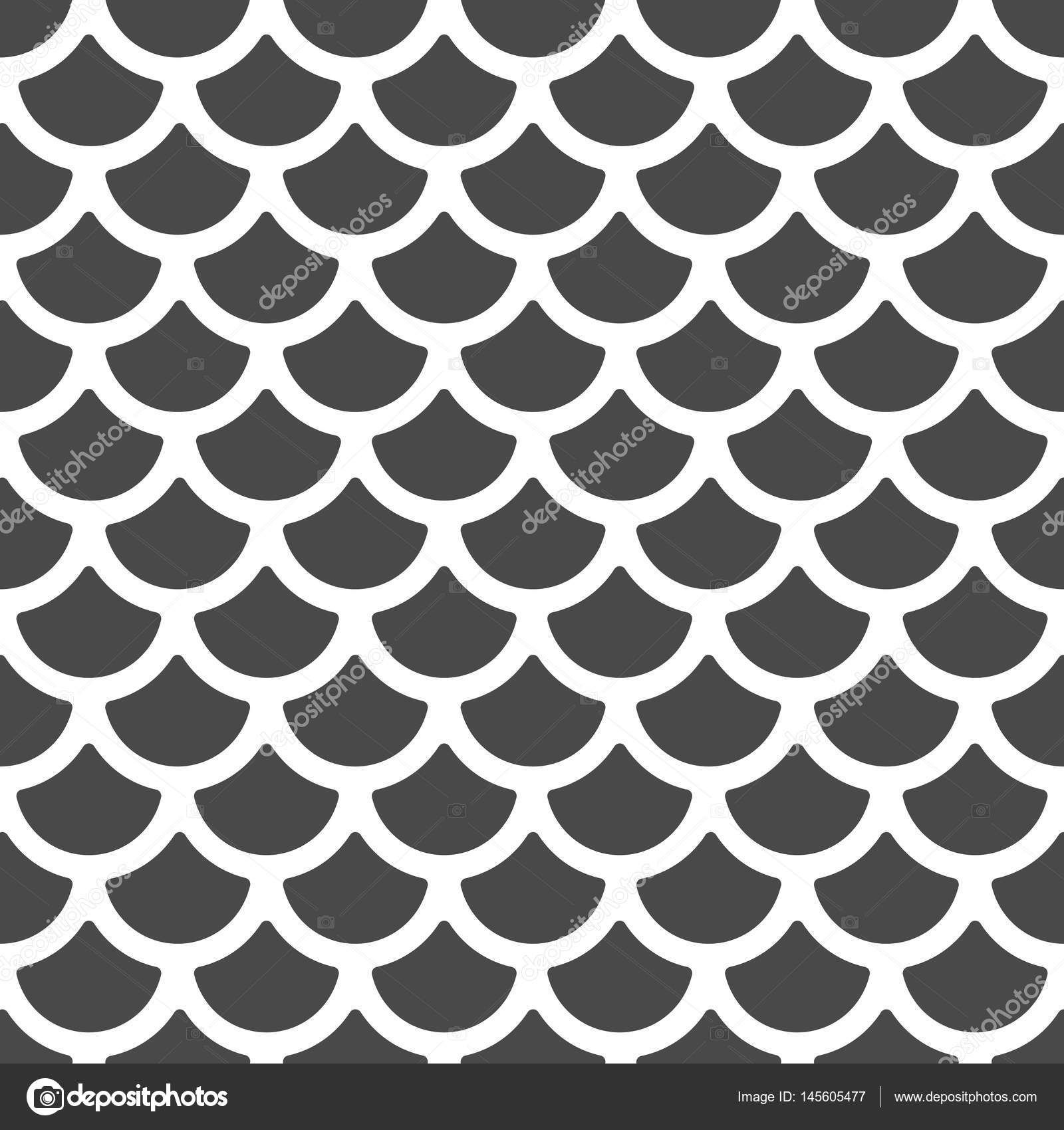 Vector scale pattern, seamless background Stock Vector by ©lukpedclub ...