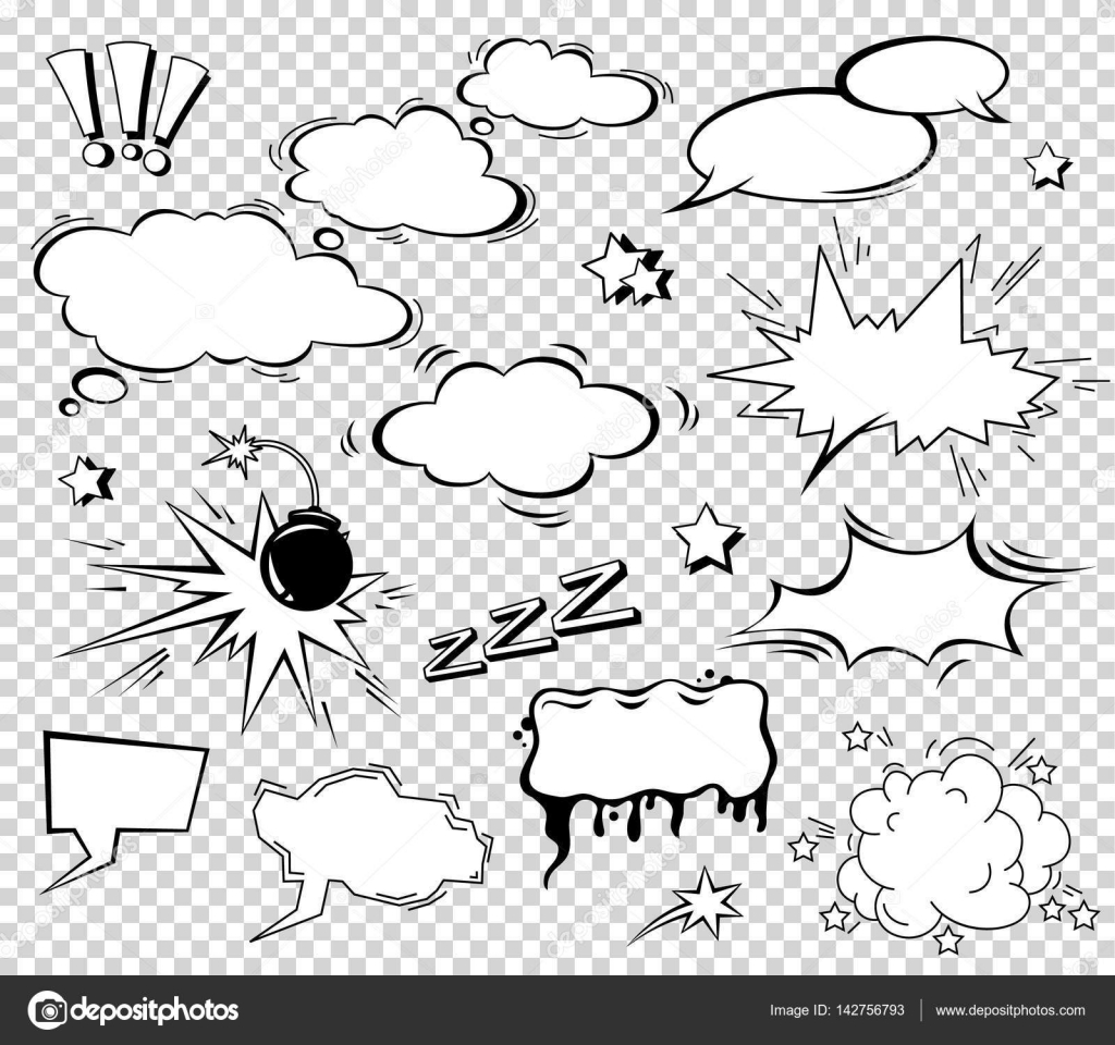 Comic Book Bubbles Pow