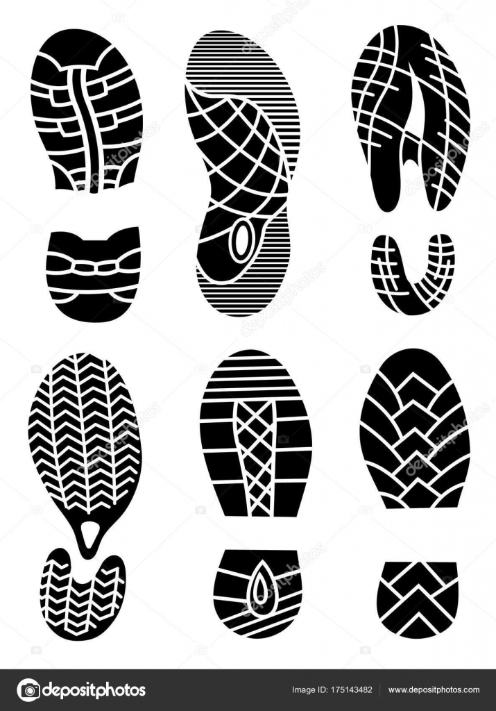 Running Shoe Sole Vector