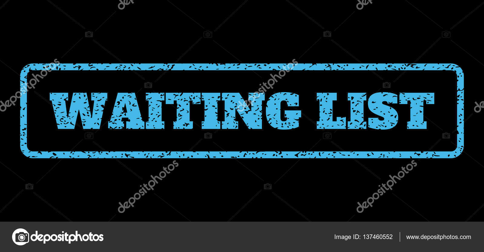 Waiting List Rubber Stamp Stock Vector Image by ©tatyana.sibcode.com ...