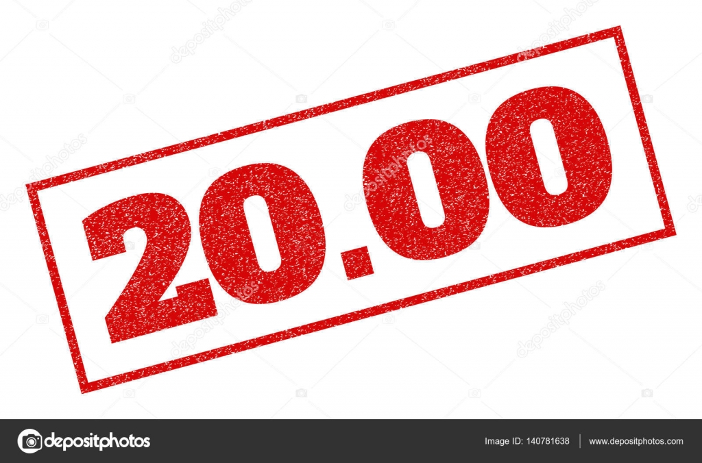 20.00 Rubber Stamp Stock Vector by ©tatyana.sibcode.com 140781638