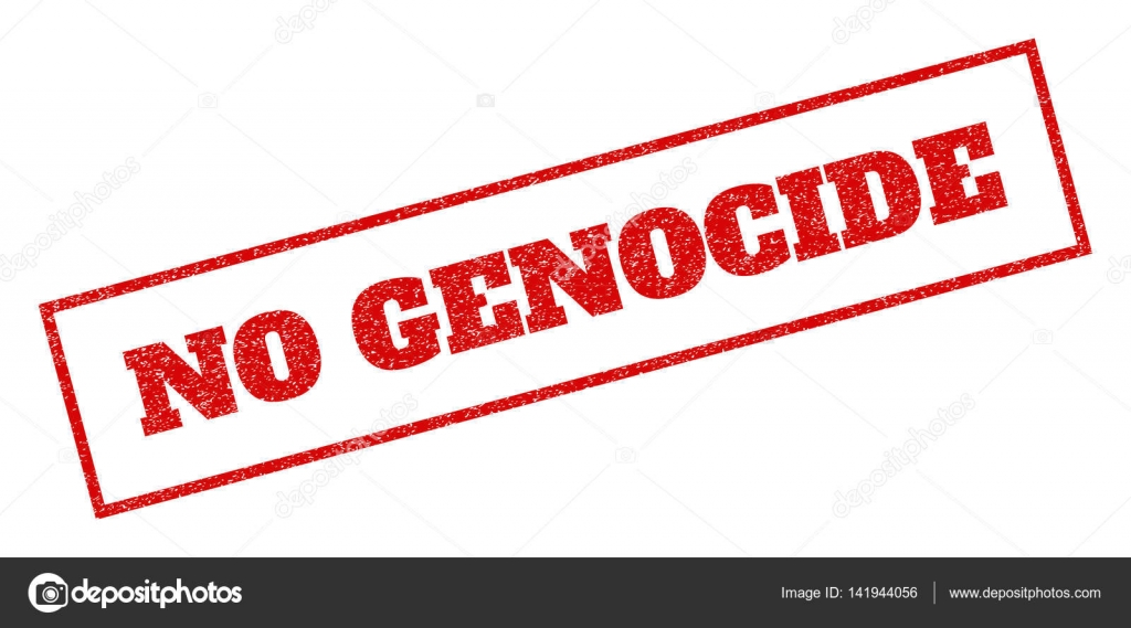 No Genocide Rubber Stamp — Stock Vector © tatyana.sibcode.com #141944056
