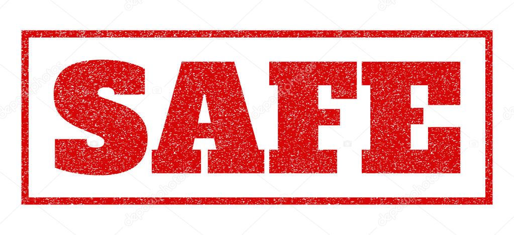 Safe Rubber Stamp — Stock Vector © 142214776