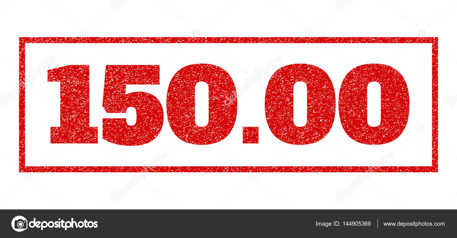 150.00 sello de goma de — Vector de stock © tatyana.sibcode.com #144905369