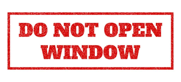 창 고무 도장 열지 마십시오 — 스톡 벡터 © tatyana.sibcode.com #142393340