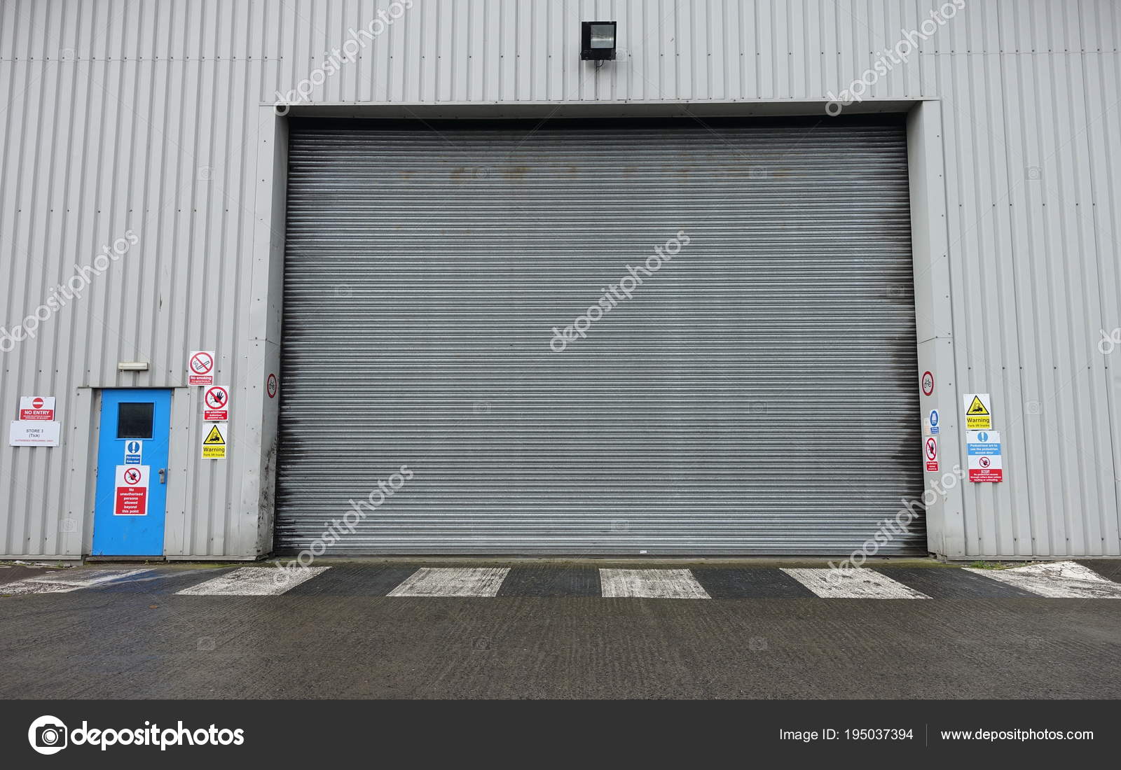 View Factory Facade Entrance Gate Stock Photo by ©1000Words 195037394