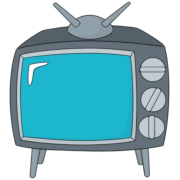 Clipart estilo de dibujos animados de una televisión — Vector de stock ...