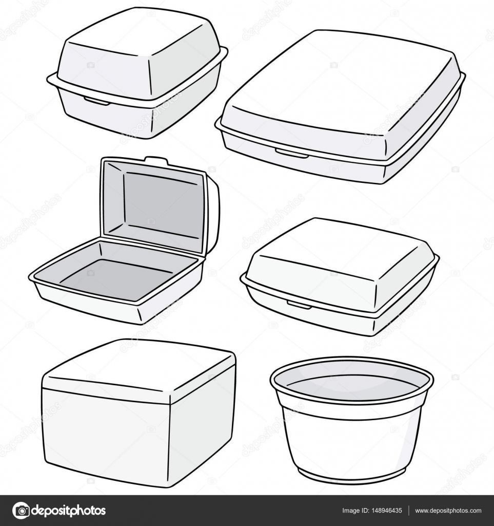 Vector set of foam container Stock Vector by ©ourlifelooklikeballoon ...