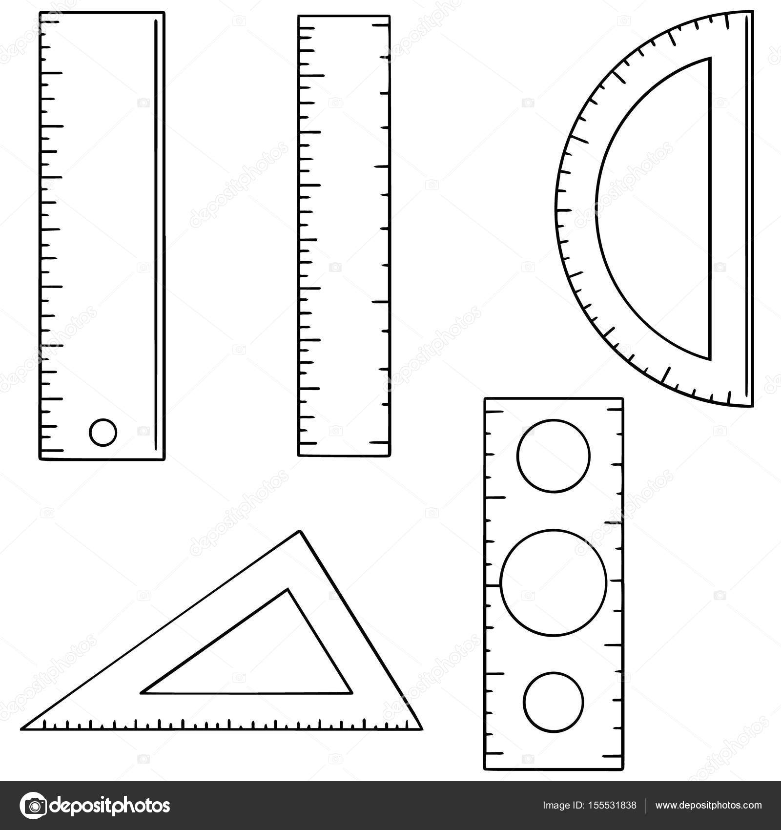 Vector set of ruler Stock Vector Image by ©ourlifelooklikeballoon ...