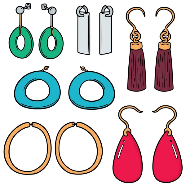 Vector set of earrings Stock Vector Image by ©ourlifelooklikeballoon ...