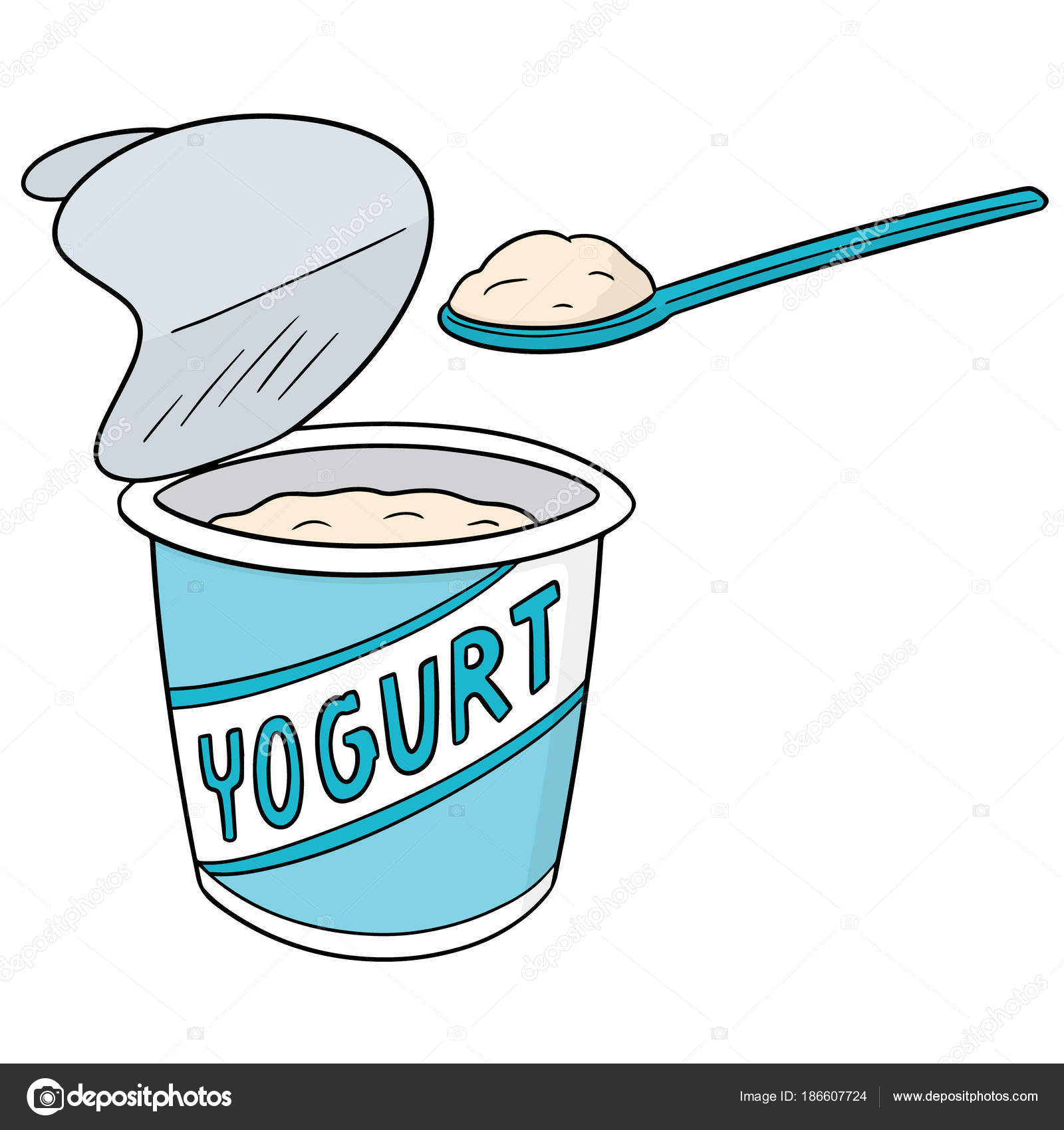Vector Set Yogurt Stock Vector by ©ourlifelooklikeballoon.hotmail.com ...