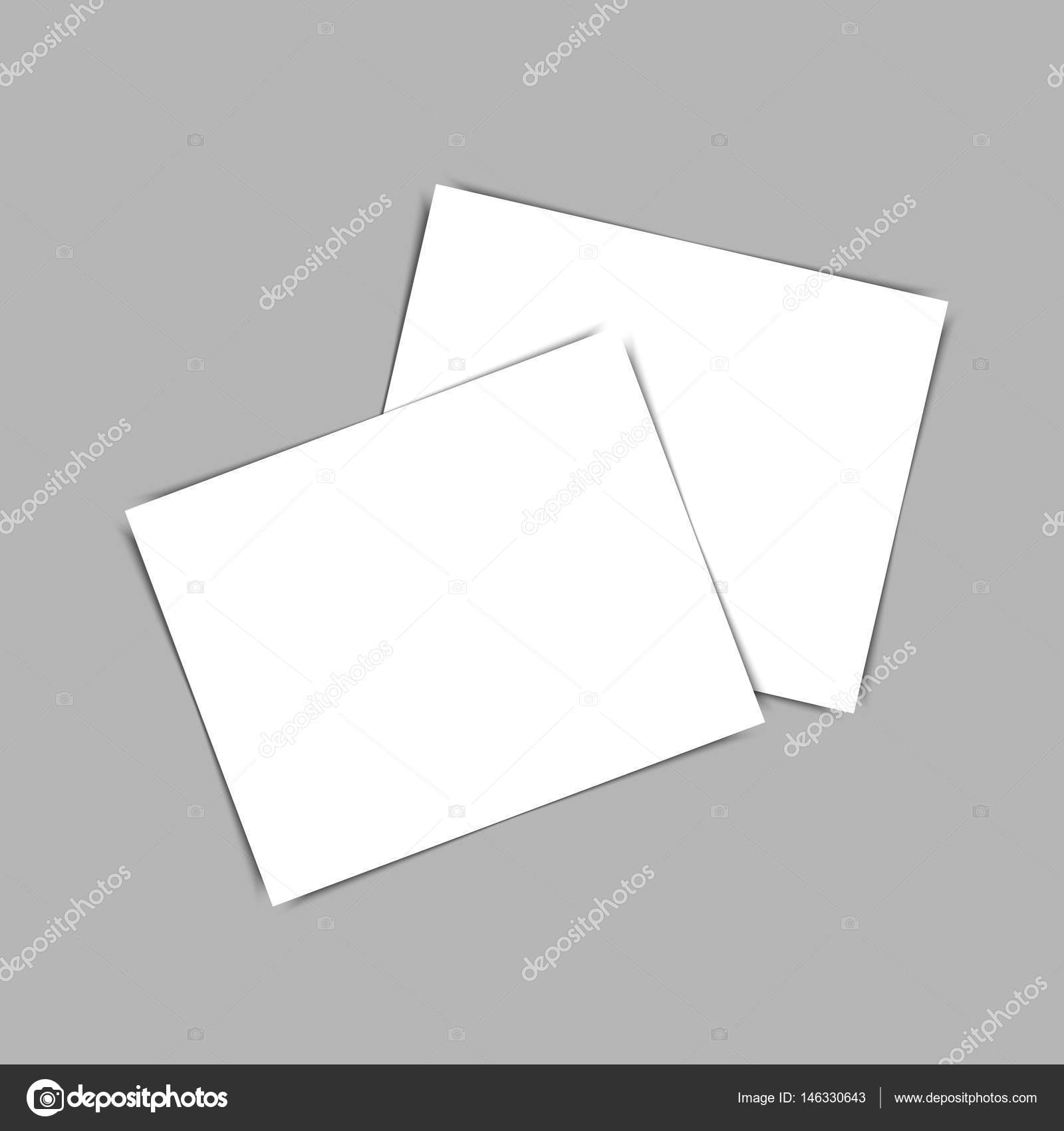 White blank name card illustration. Stock Vector Image by ©Sergii19.i ...