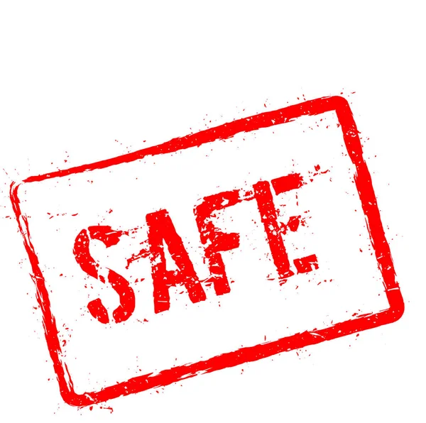 Safety tips red rubber stamp isolated on white background. Stock Vector ...