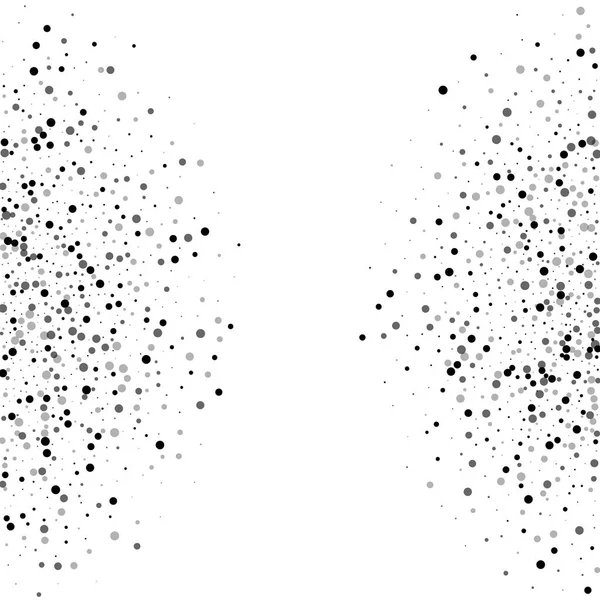 Dense black dots Abstract semicircle with dense black dots on white ...