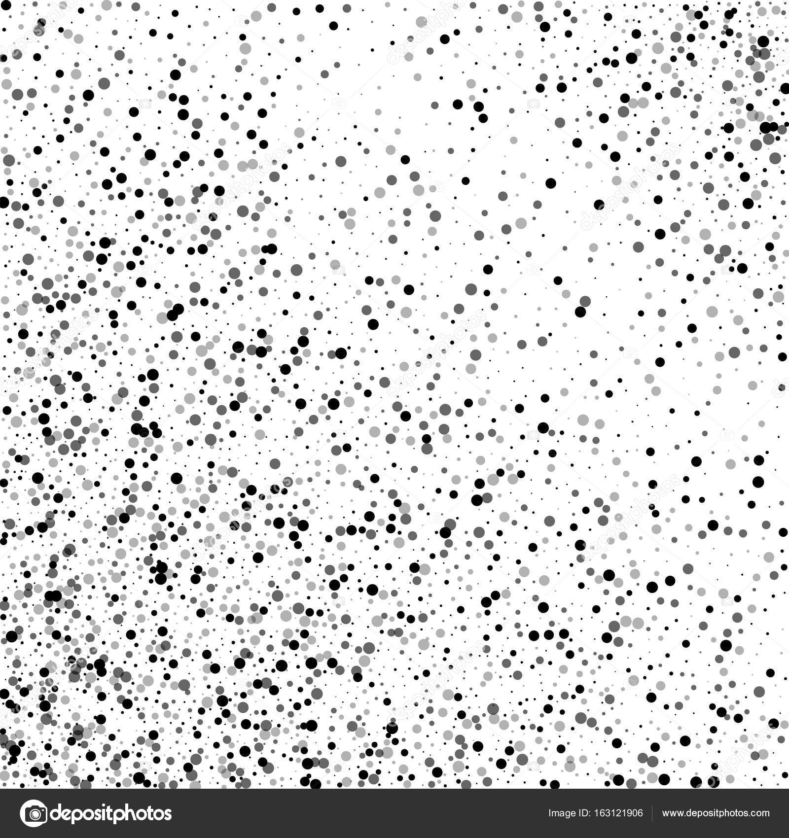 Dense black dots Abstract pattern with dense black dots on white ...