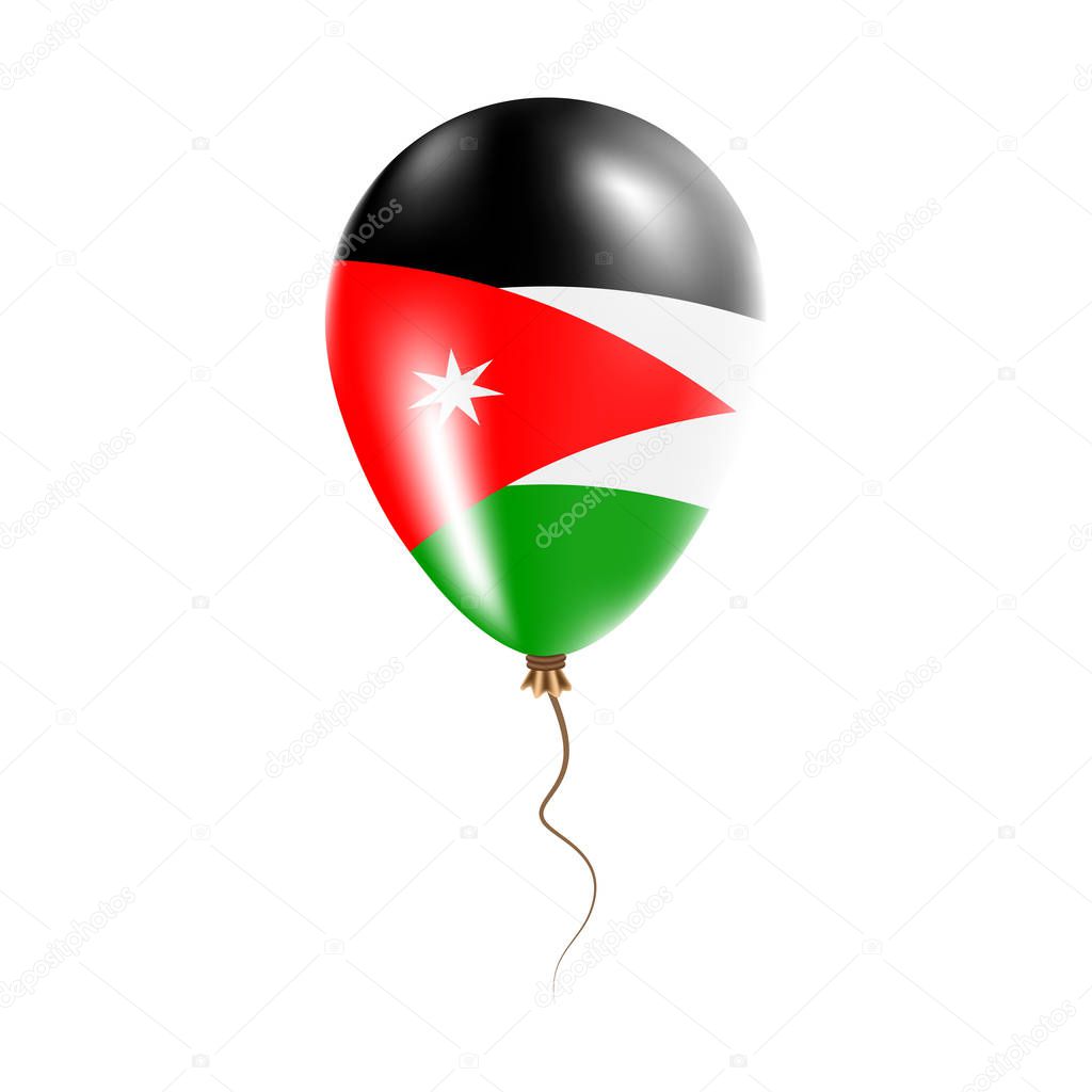 Jordan balloon with flag Bright Air Ballon in the Country National ...